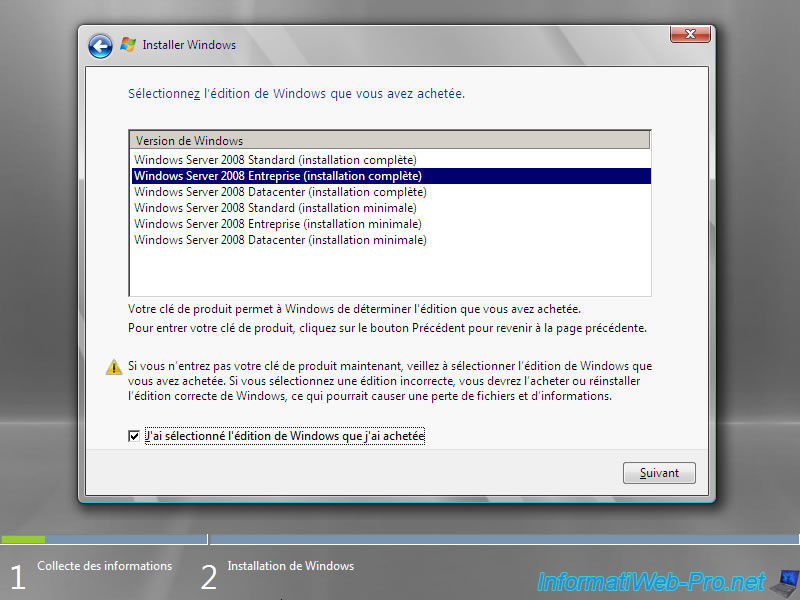 Install Windows Server 2008 - Windows Server - Tutorials - InformatiWeb Pro